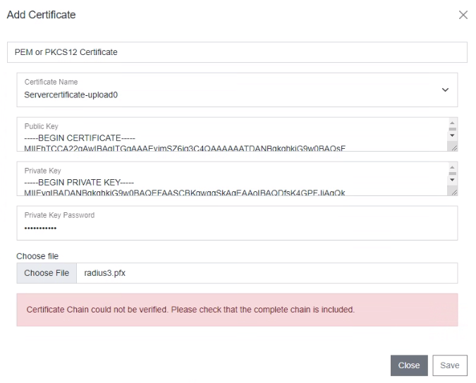 Showing server certificate's SAN attribute (FQDN) and common name (CN)