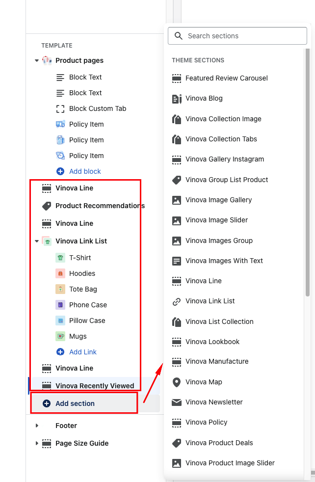 Product Page Settings - One Documentation