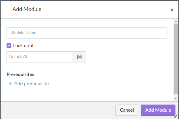 Creating Modules - CMU MANGO Canvas Manual