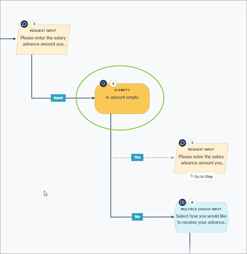 Is Empty - Chat Flow User Guide