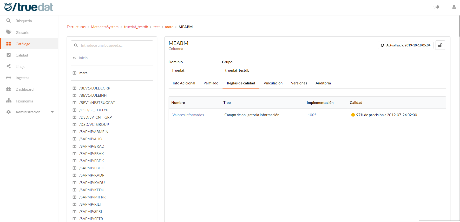 Data Catalog - Truedat Docs