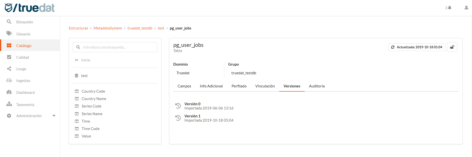 Data Catalog - Truedat Docs