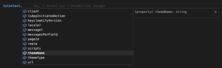 Build Options Keycloakify 