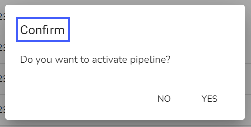 Activate/Deactivate Pipeline - Data Pipeline