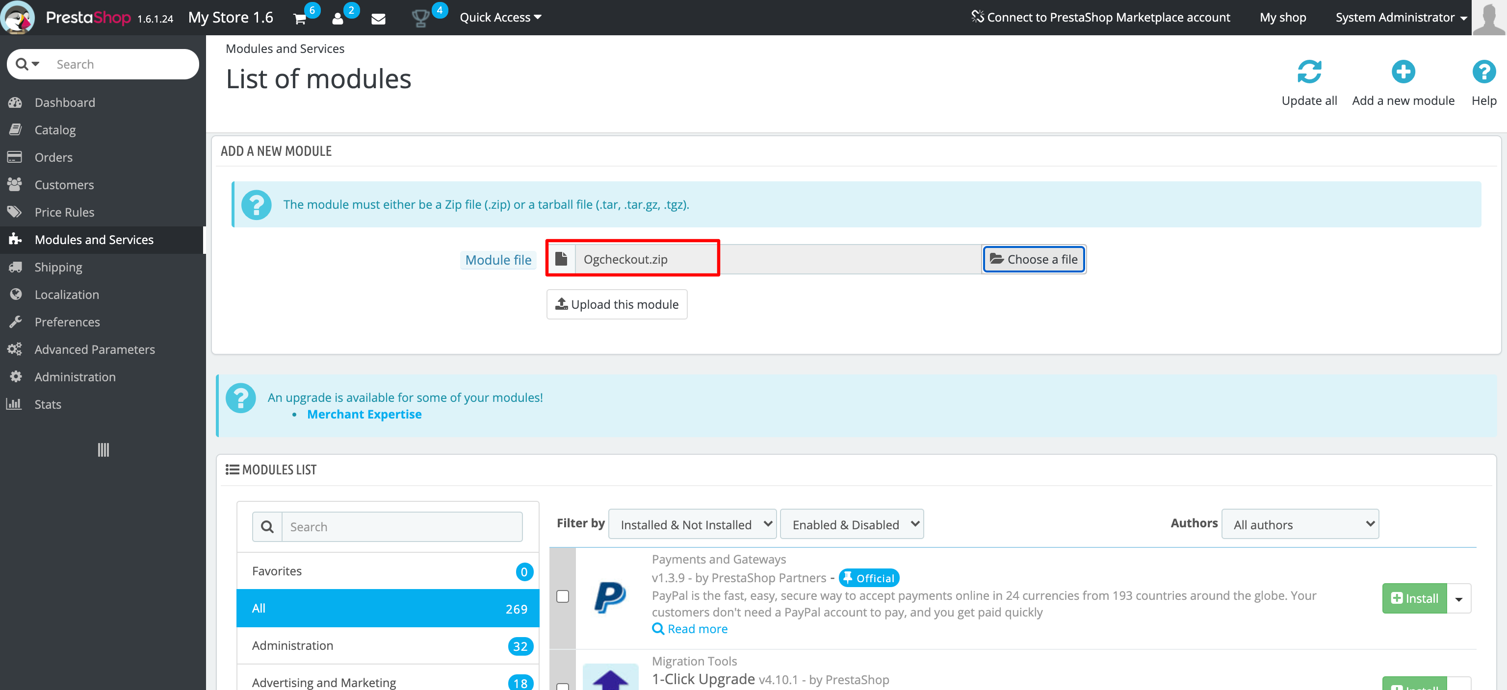 PrestaShop - Casheer KW