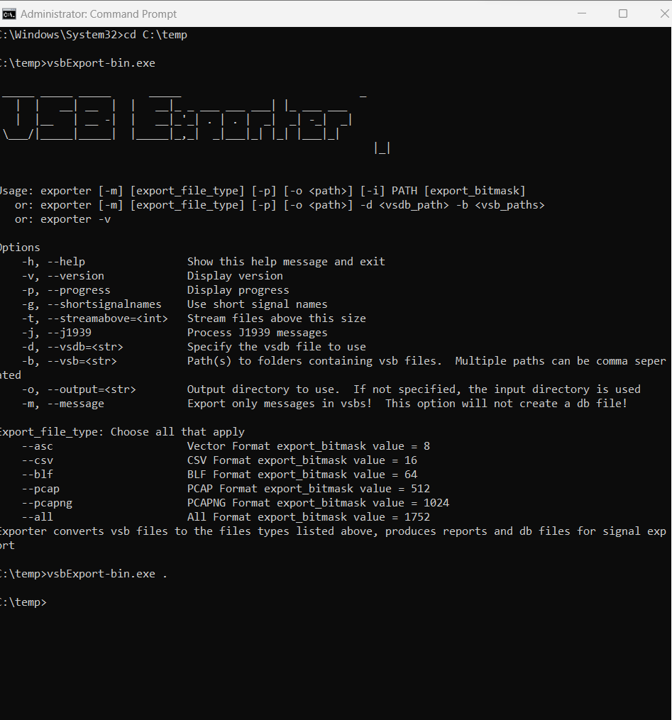 Utilities: Export VSB Convert VSB (with VSDB) to Other Formats V using ...