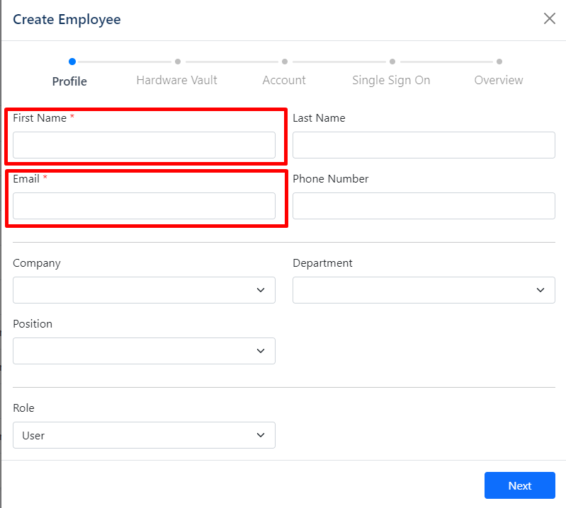 How to add an Employee? - Hideez Authentication Service (EN)