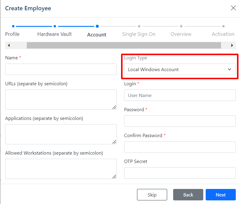 How to add an Employee? - Hideez Authentication Service (EN)