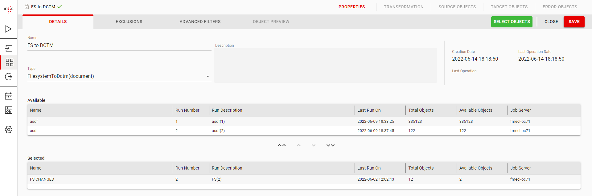 WebClient User Guide - migration-center documentation