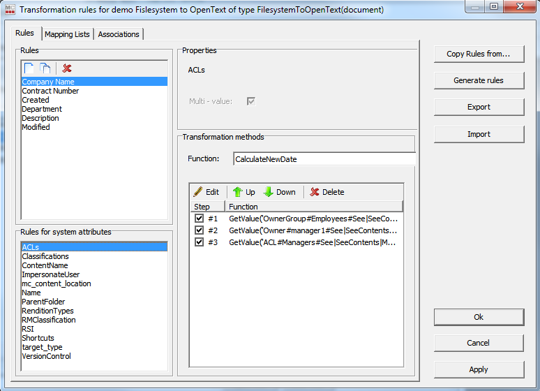 OpenText Importer - migration-center documentation