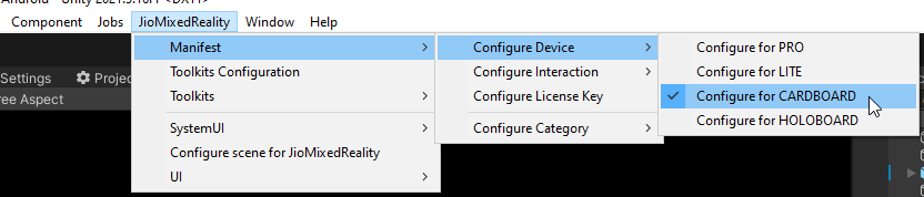 Building to Target Device - JMRSDK Development