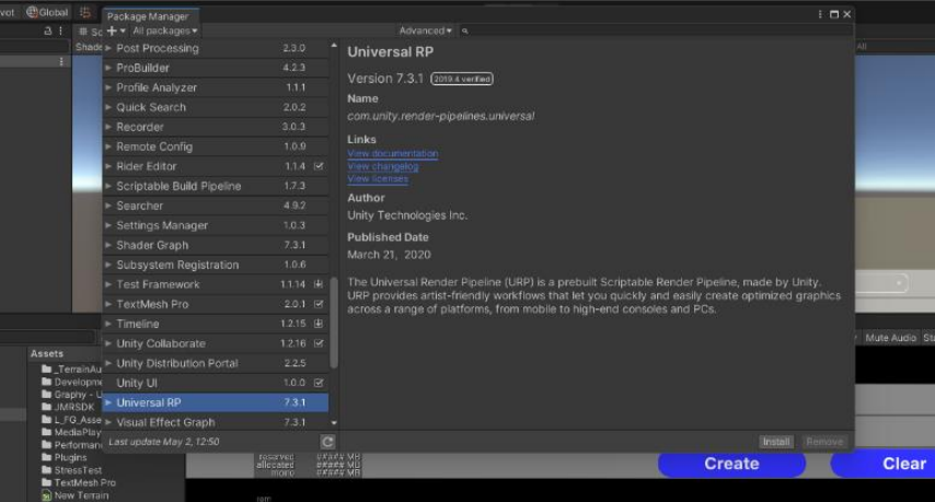 Setting Up Your Project With URP - JMRSDK Development