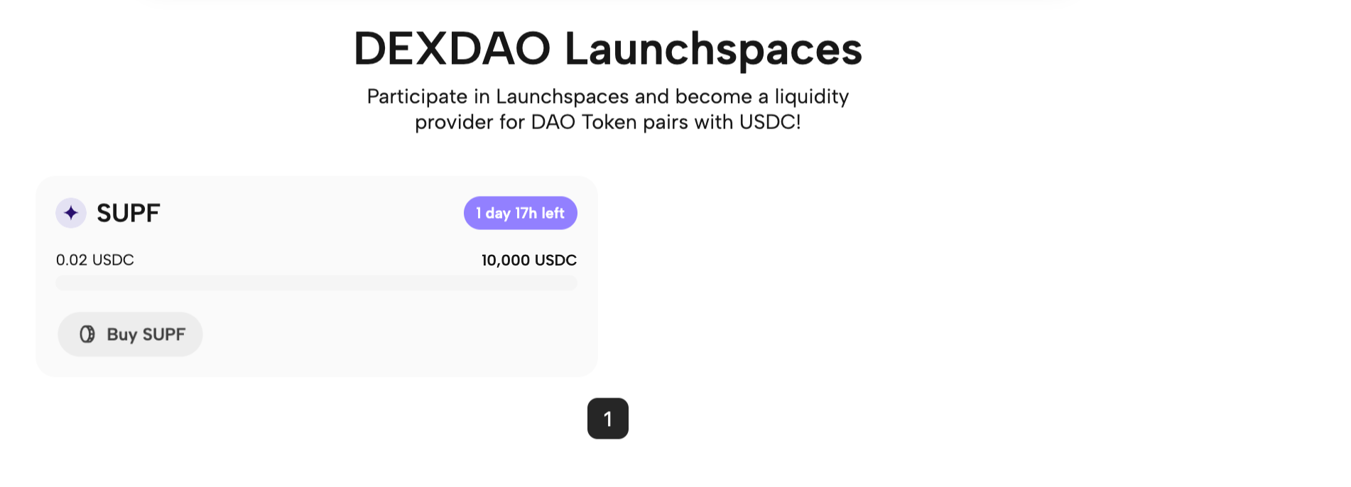 Launchspace - DEXDAO