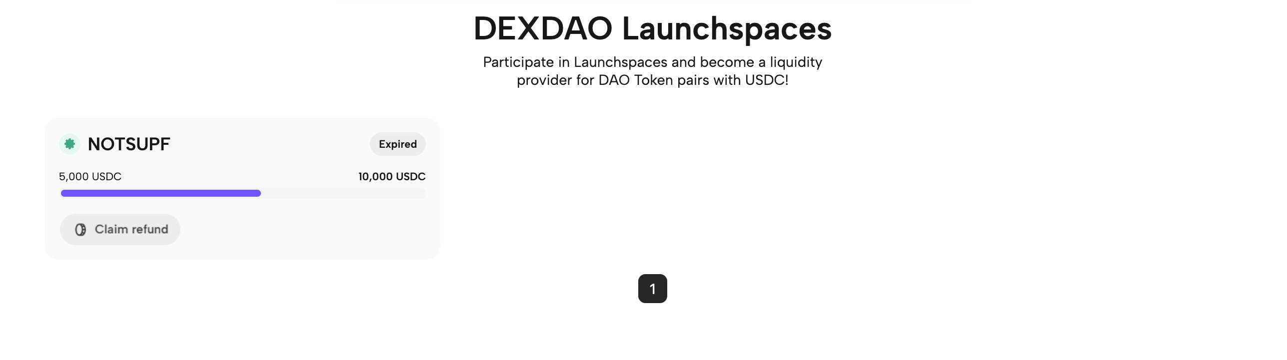 Failed launch - DEXDAO