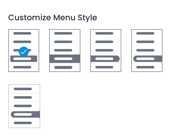 Sidebar Configuration - Crema React