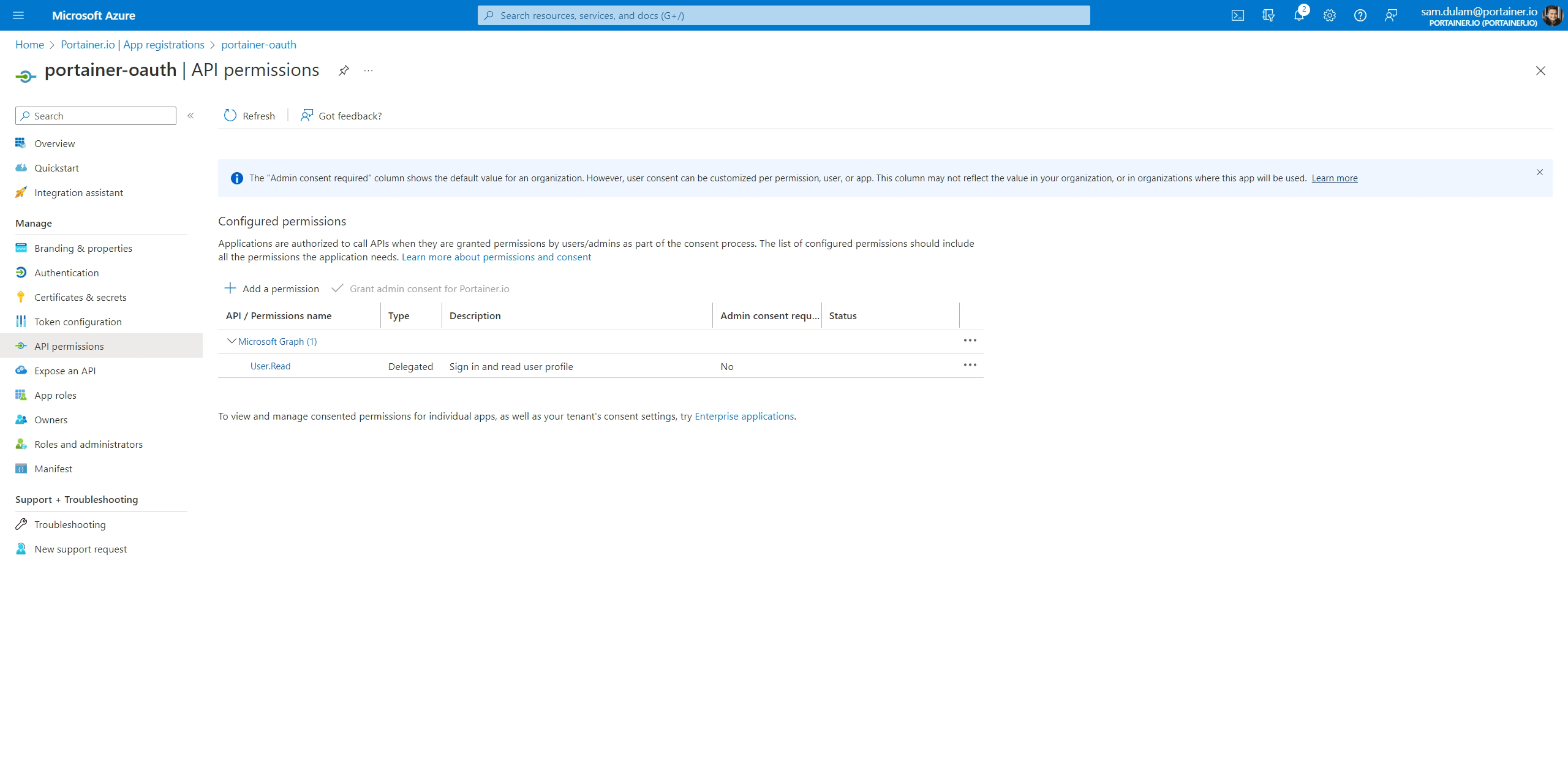 7 make sure you grant admin consent for directory