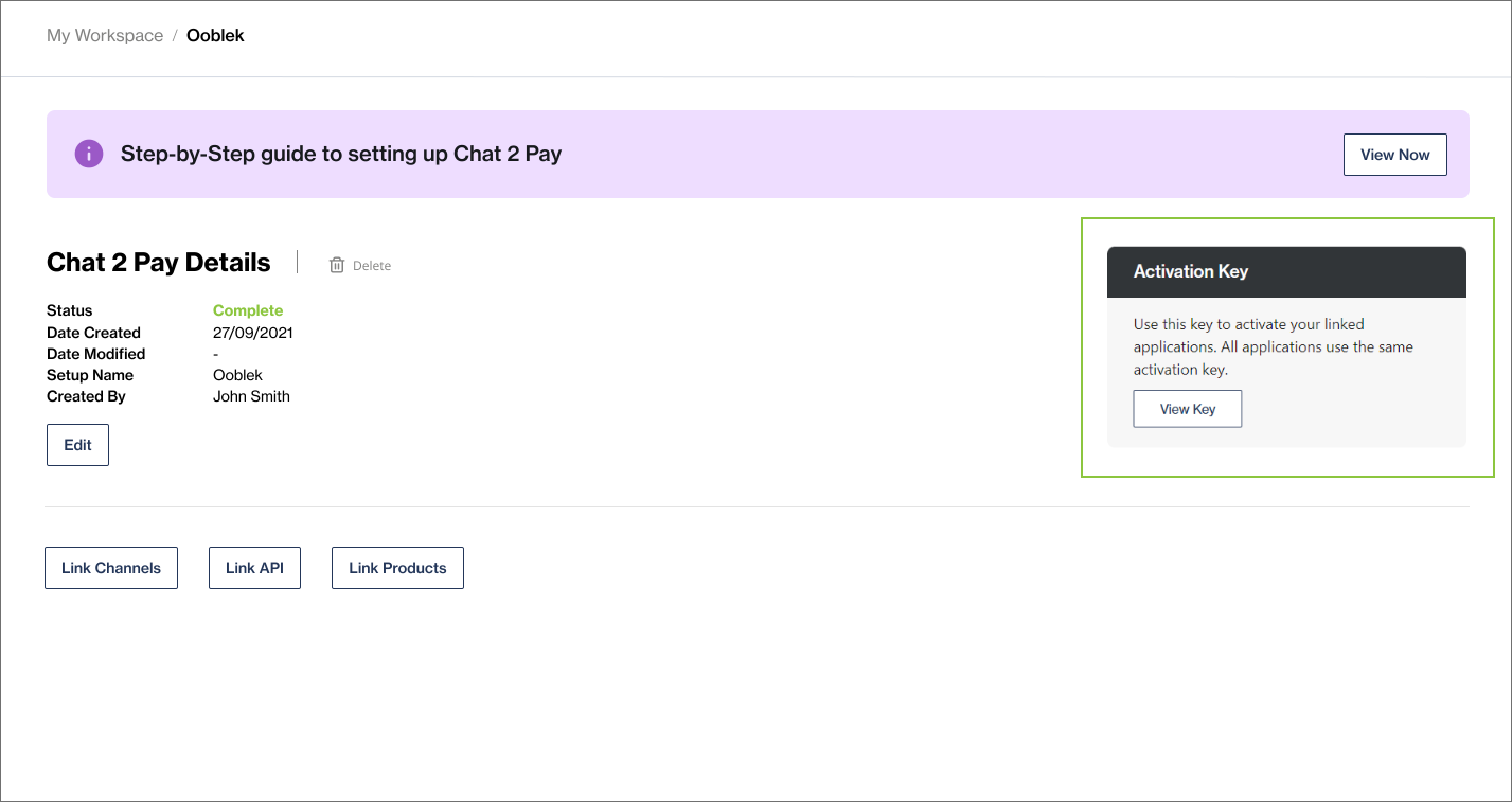 Configure Chat 2 Pay - Chat 2 Pay User Guide Configure Chat 2 Pay - Chat 2 Pay User Guide