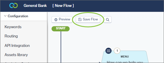 Add a workflow - Chat Flow User Guide