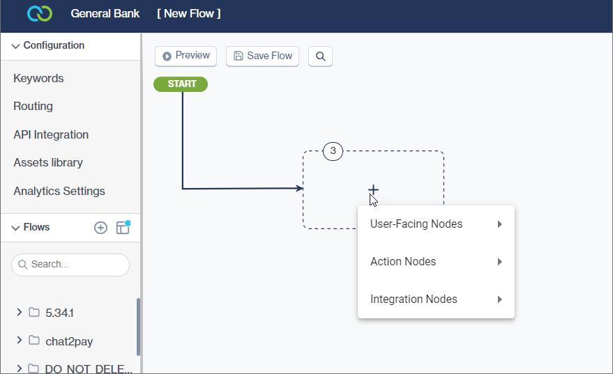 Add a workflow - Chat Flow User Guide