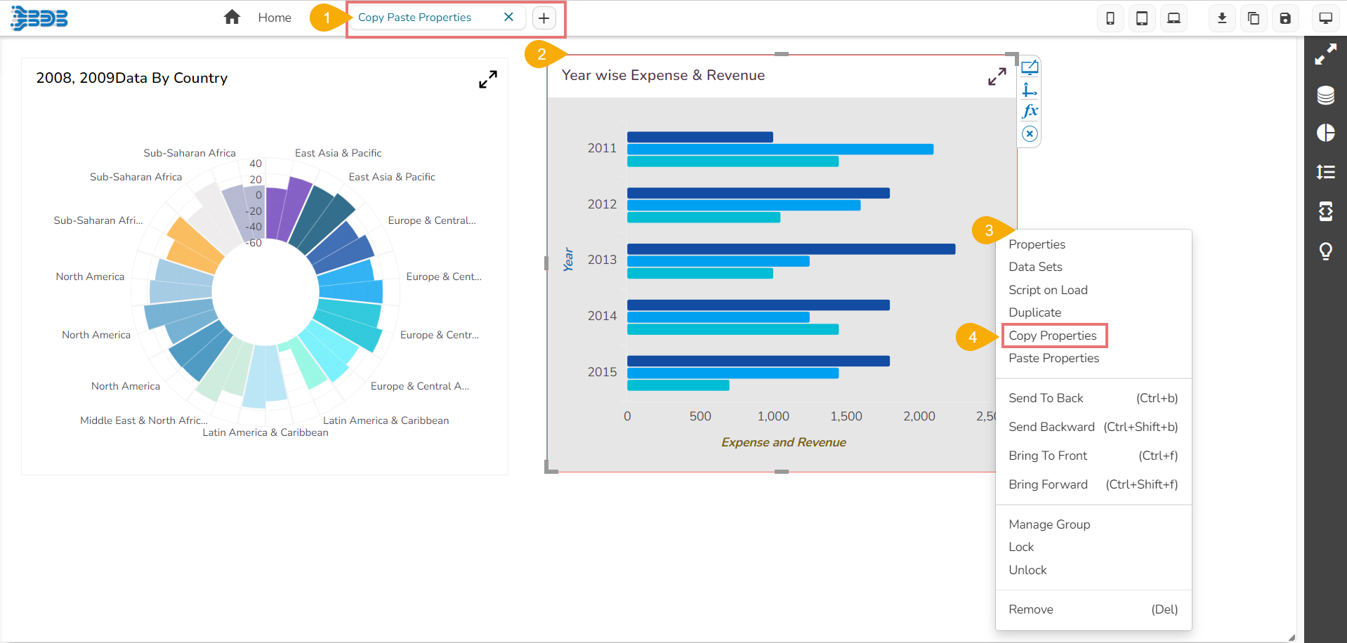 Copy Paste Chart Properties - Governed Dashboards