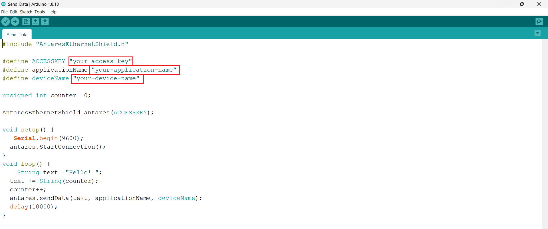 Konfigurasi - Antares