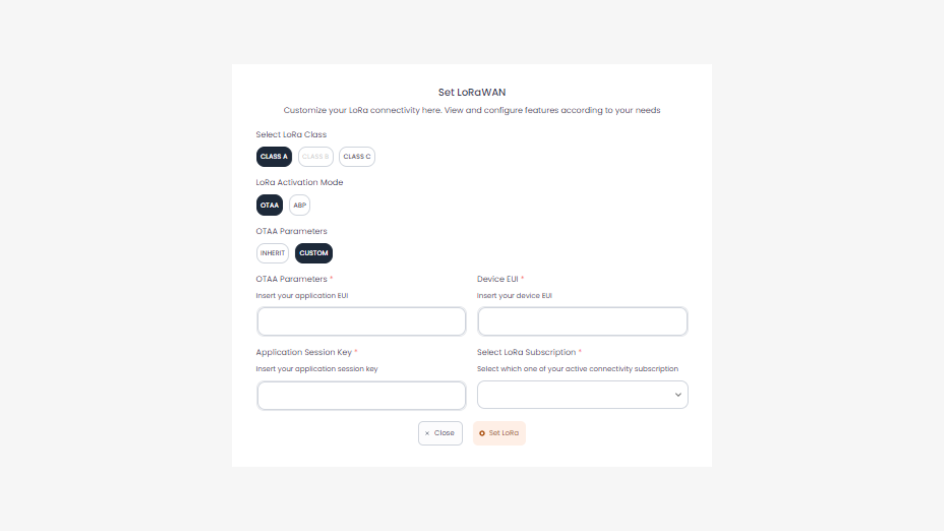 Register Menu - Antares