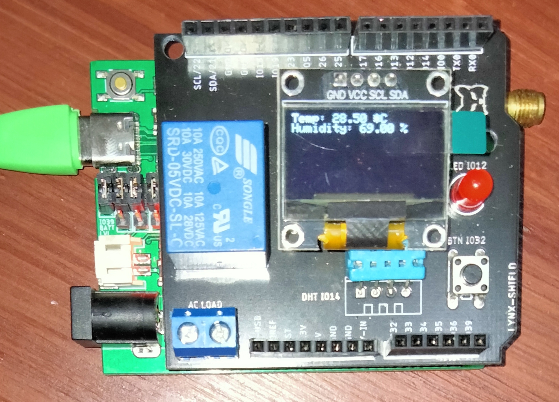 Post dan Get Data DHT 11 ditampilkan pada Display OLED - Antares