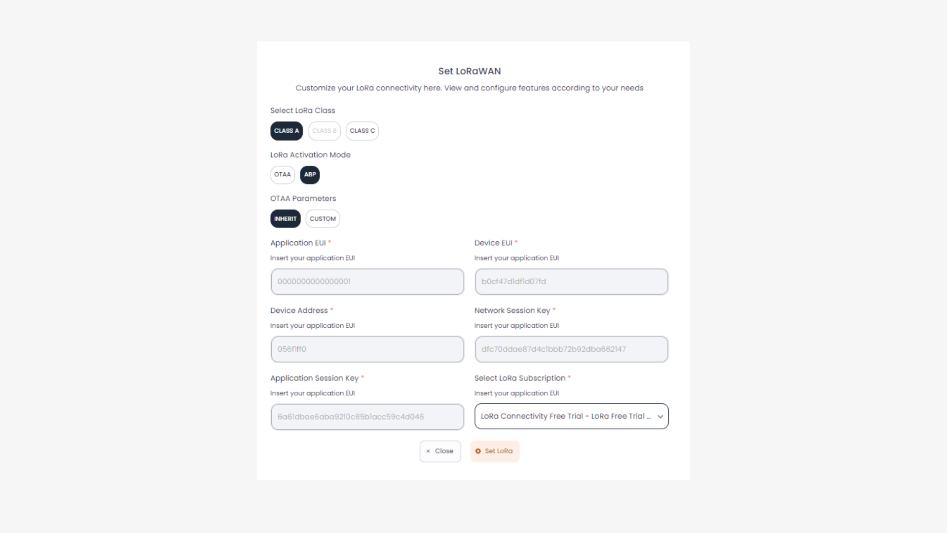 Register Menu - Antares