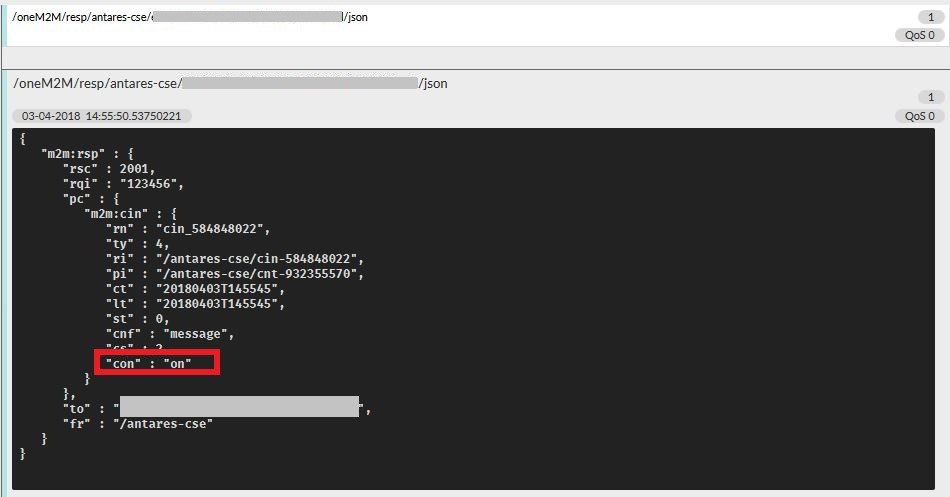 MQTT | Push data to Device - Antares