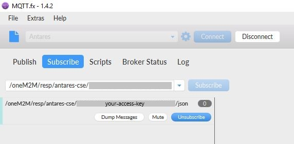 MQTT | Push data to Device - Antares