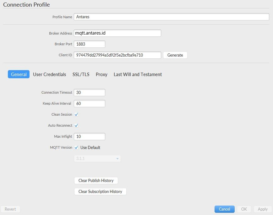 MQTT | Push data to Device - Antares