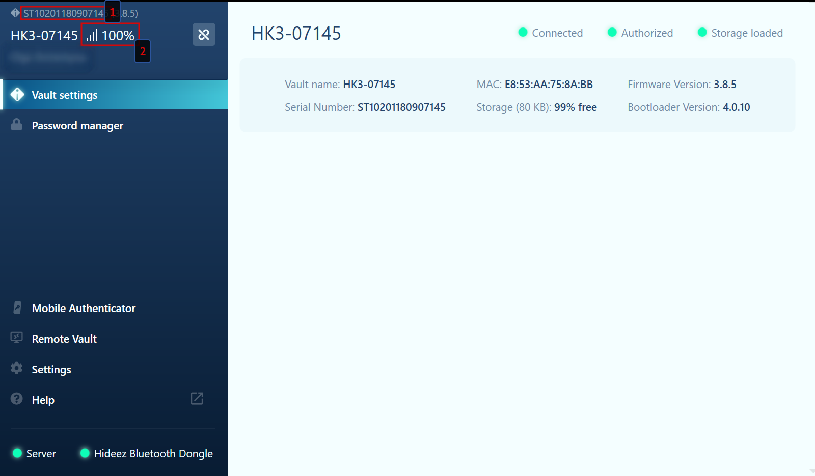 How to enter credentials with the Hideez Key - Hideez Authentication Service (EN)