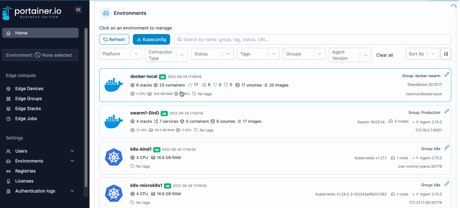 Deploy A Stack Portainer Documentation