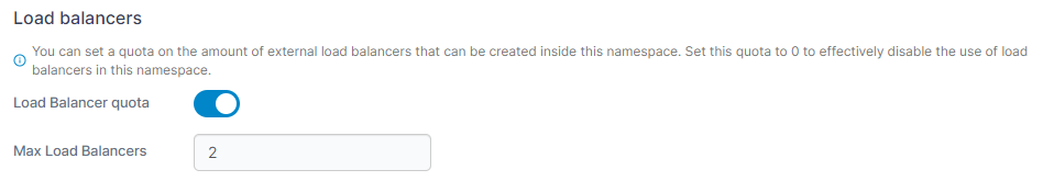 Manage a namespace - Portainer Documentation