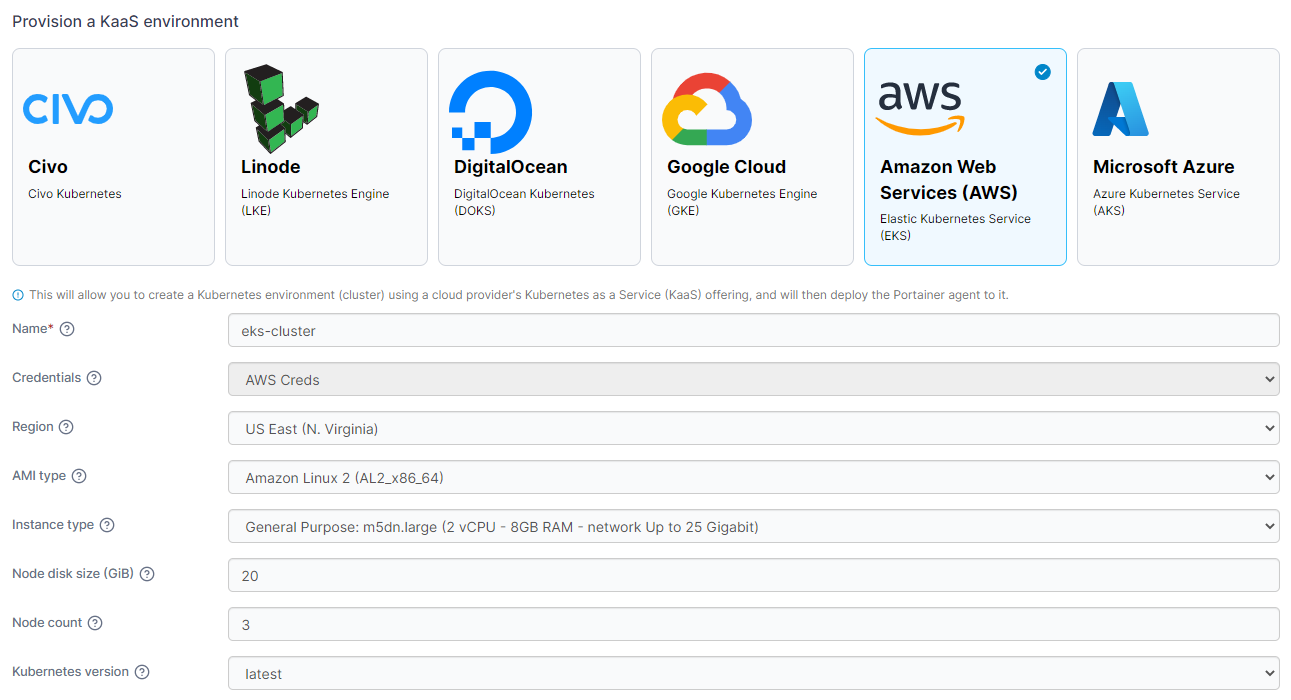 AWS - Portainer Documentation