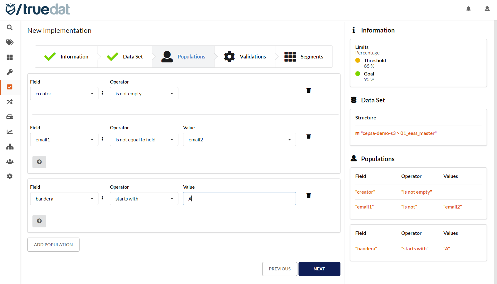 Data Quality - Truedat Docs