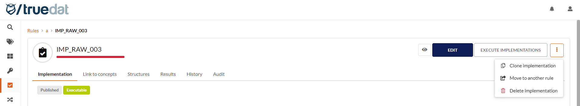 Data Quality - Truedat Docs