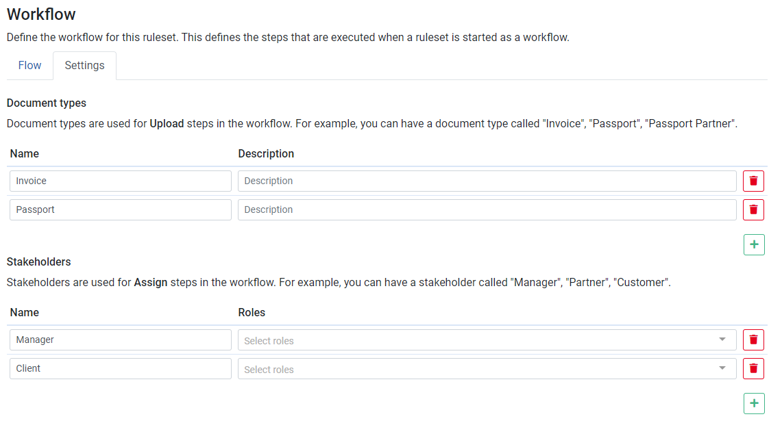 Create a Workflow - Rulecube documentation Create a Workflow - Rulecube documentation