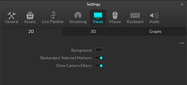 Settings: Views - EXTERNAL OptiTrack Documentation