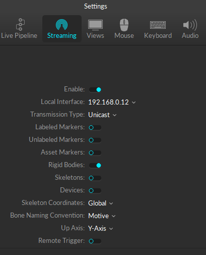 Unreal Engine VCS Inputs - EXTERNAL OptiTrack Documentation Unreal Engine VCS Inputs - EXTERNAL OptiTrack Documentation