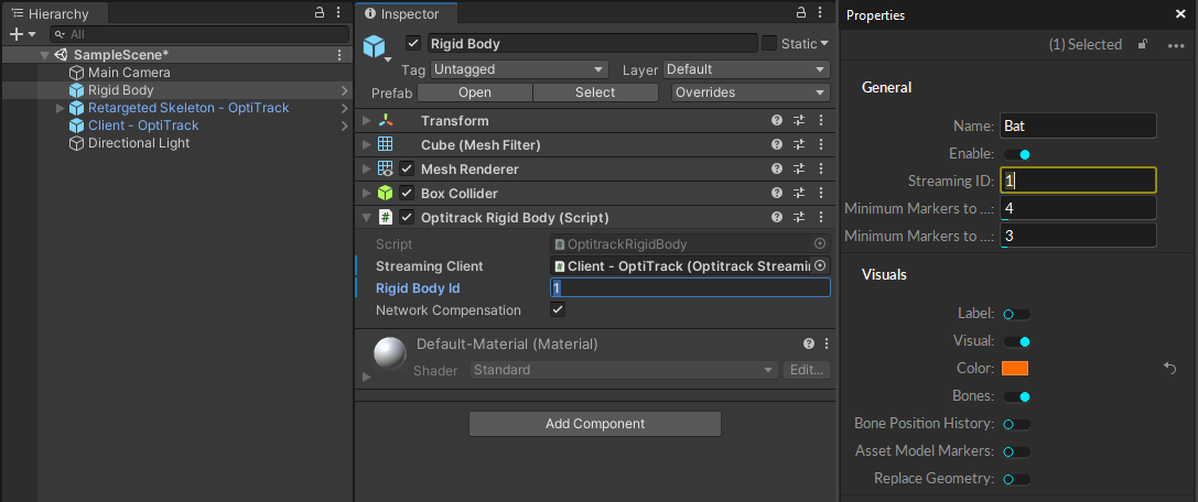 OptiTrack Unity Plugin - EXTERNAL OptiTrack Documentation