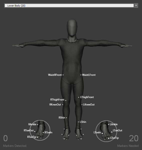 Baseline Lower (20) - EXTERNAL OptiTrack Documentation