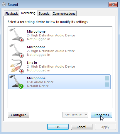 Settings: Audio - EXTERNAL OptiTrack Documentation