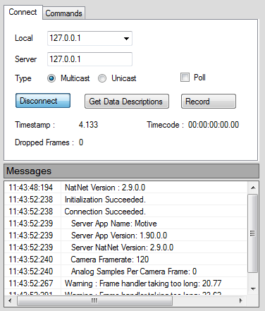 Data Streaming - EXTERNAL OptiTrack Documentation