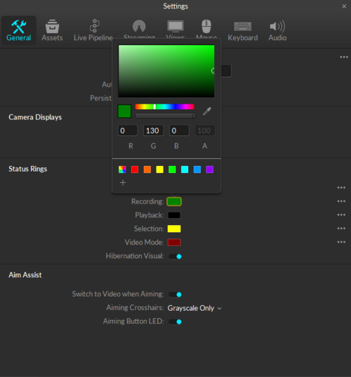 Camera Status Indicators - EXTERNAL OptiTrack Documentation