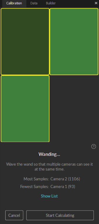 Calibration Pane - EXTERNAL OptiTrack Documentation