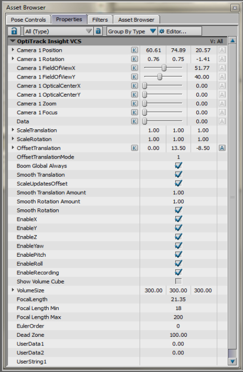 Autodesk MotionBuilder: OptiTrack Insight VCS Plugin - EXTERNAL OptiTrack Documentation