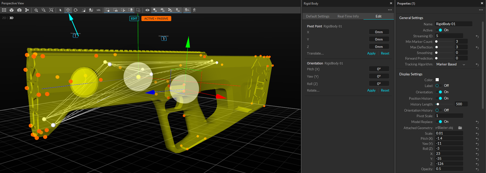 Aligning Rigid Body Pivot Point with a Replicated 3D Model - EXTERNAL ...