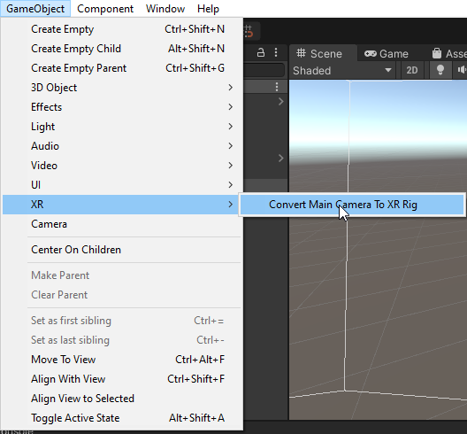 Unity: HMD Setup - EXTERNAL OptiTrack Documentation