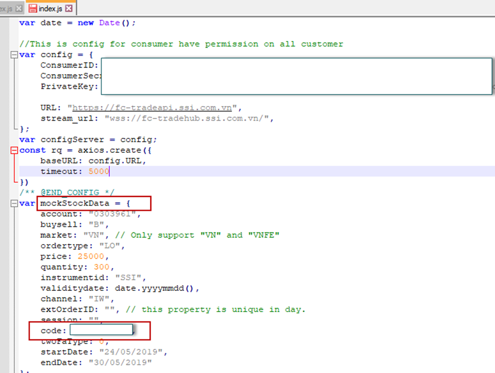Sample client guide - FastConnect API